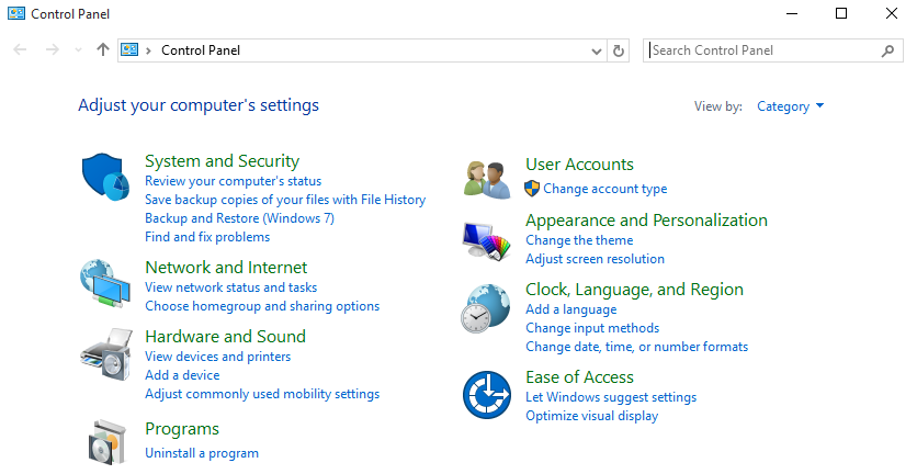 Cum Accesezi Control Panel In Windows 10 Askit Solutii Si Rezolvari 