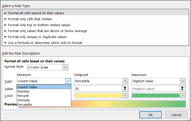 How To Apply A Color Scale Based On Values In Microsoft Excel Askit 