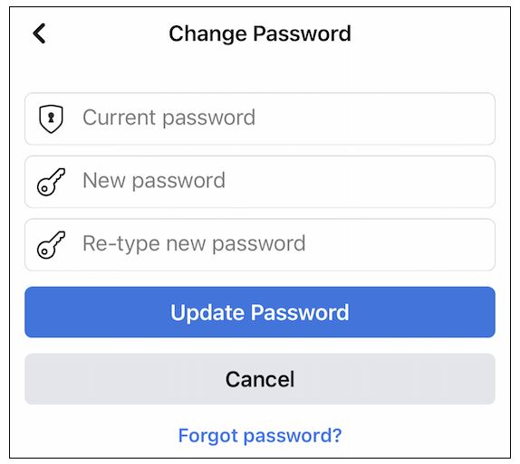 Change Your Facebook Password On IPhone IPad Or Android Askit Solutii Si Rezolvari Pentru 
