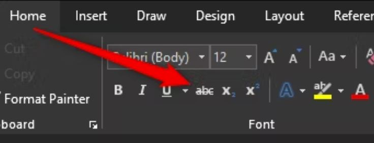  How To Draw A Line Through Words In Microsoft Word Askit Solutii Si 